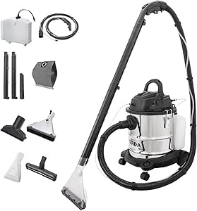 Verda Waschsauger 1600 W Teppich-Reinigungsmaschine Trockensauger mit ...